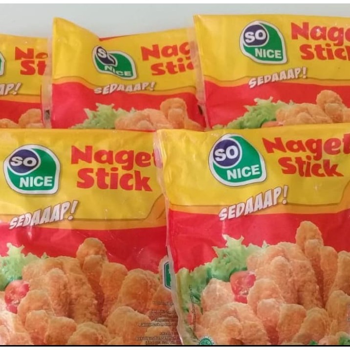Jual NUGGET AYAM / NAGET AYAM STICK SEDAP SO NICE 250gr | Shopee Indonesia