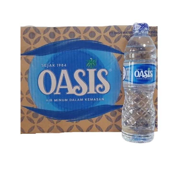 Jual Air Mineral Oasis 600 ML Per Dus | Shopee Indonesia