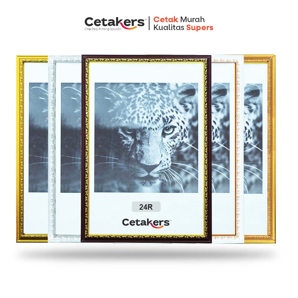 Jual CETAKERS FRAME BINGKAI FOTO 24R (60x80CM) MINIMALIS UKIR KACA MIKA ...