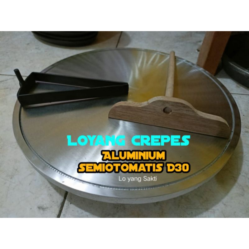 Jual Loyang crepes Aluminium ukuran 25,26,28,30,32,35,40 | Shopee Indonesia