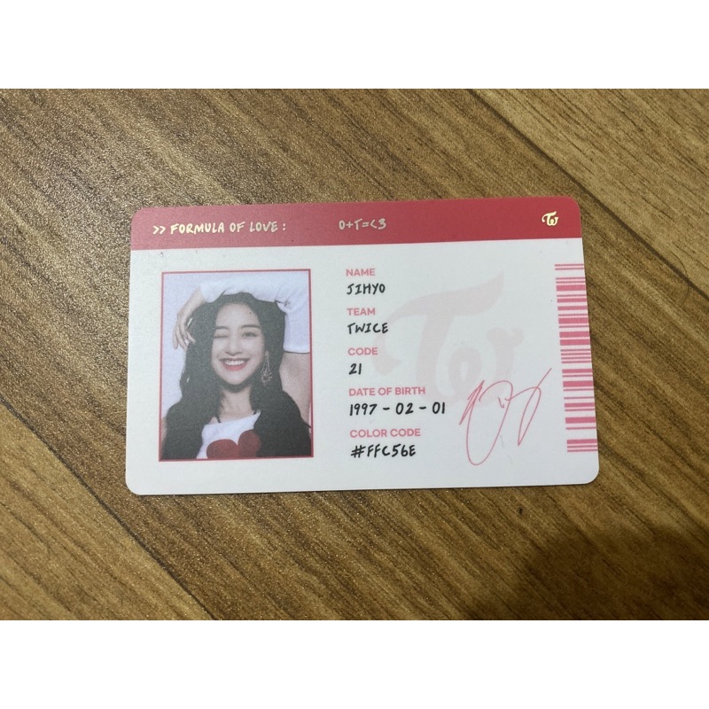 Jual [READY] TWICE FORMULA OF LOVE ID CARD SCRATCH CARD SCIENTIST ...