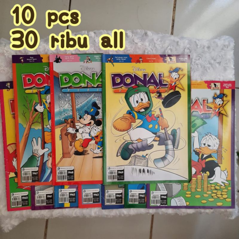 Jual PAKET 4 MAJALAH KOMIK DONAL BEBEK | Shopee Indonesia