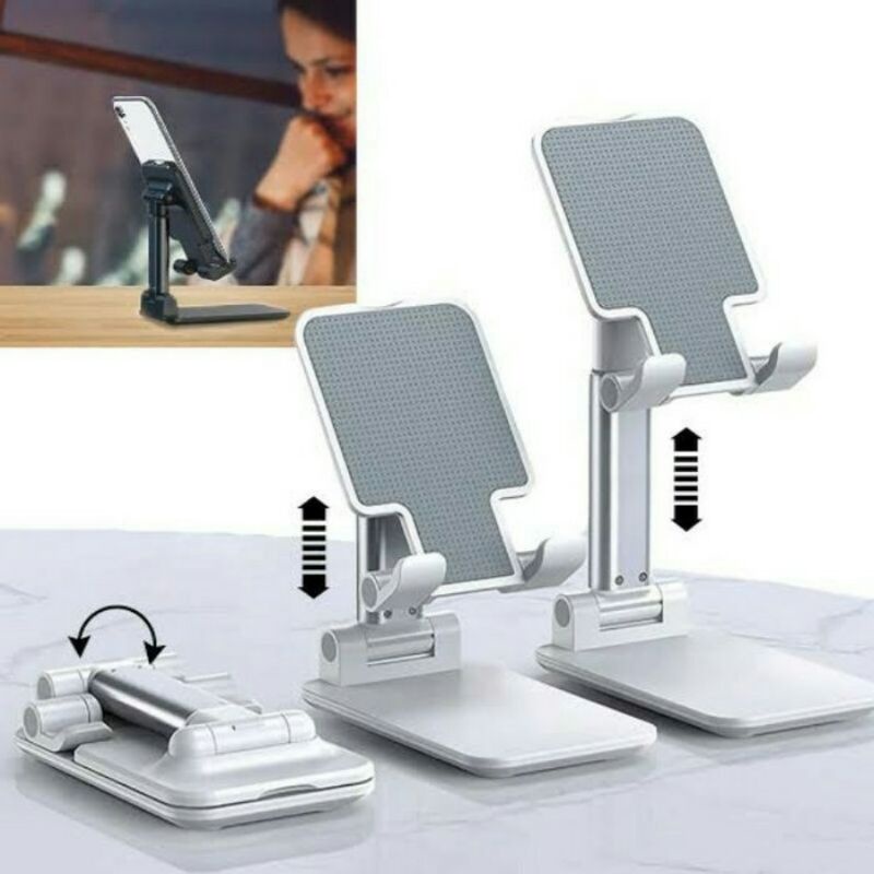 Jual Dudukan handphone Folding Desktop Phone Stand / Liftable Foldable ...