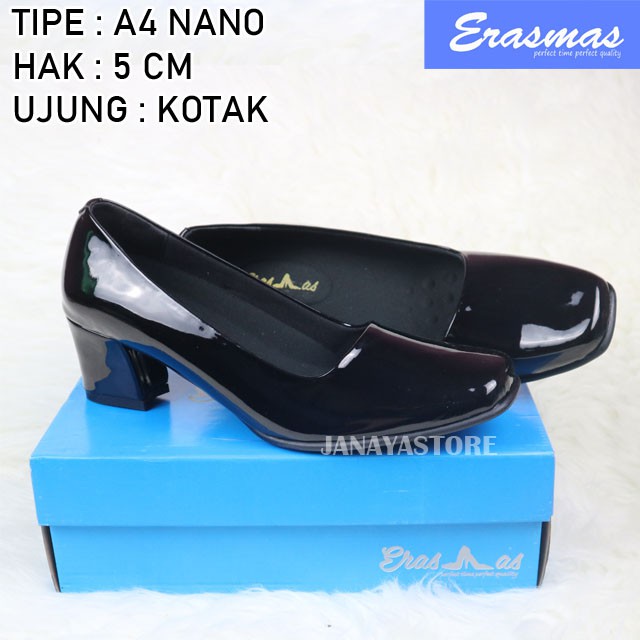 Jual Sepatu PDH A4 Erasmas HAK 5CM KOTAK PERSIT BHAYANGKARI Perawat ...