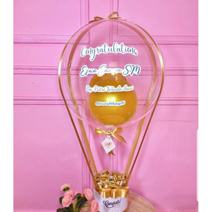 Jual Balon Gift / Buket Balon / Hadiah Ultah / Hadiah Wisuda / Hadiah ...