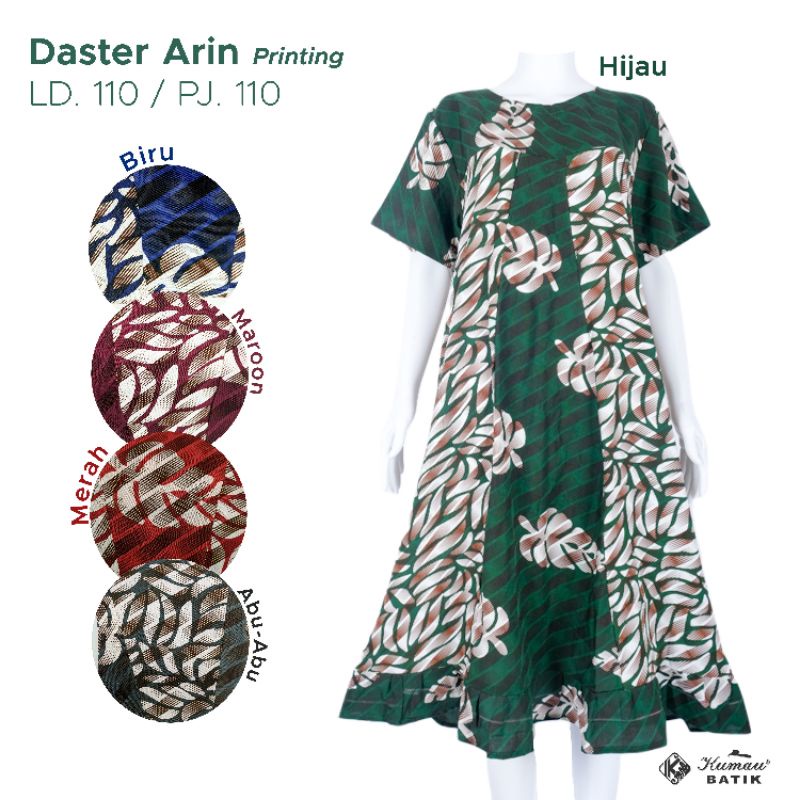 Jual Kumau Batik Daster Arin Motif Kombinasi Rempel Kekinian Batik ...