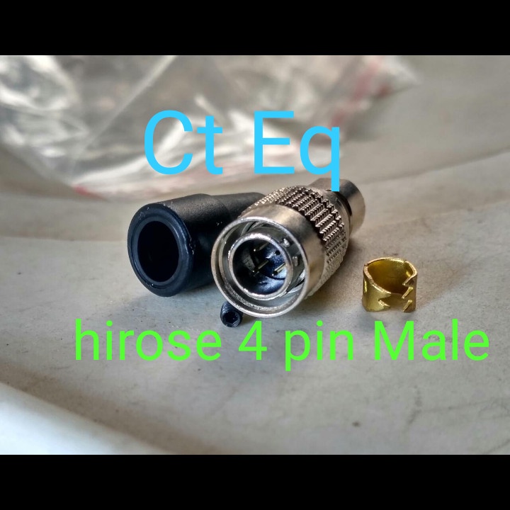 Jual Jack Hirose Konektor 4 pin plug, HR10A-7P-4P, konektor hirose 4 ...