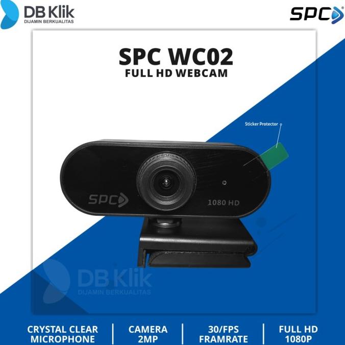Jual Webcam SPC WC02 1080HD / 2MP Full HD - Web Cam SPC WC 02 | Shopee ...