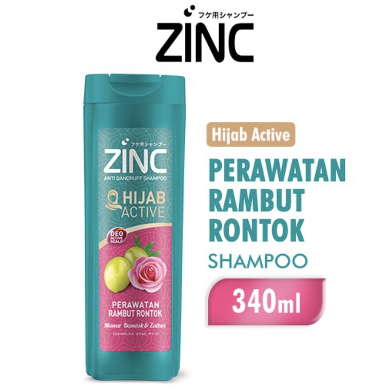Jual Zinc Shampoo 340 ML Kemasan Botol Besar All Variant | Shopee Indonesia