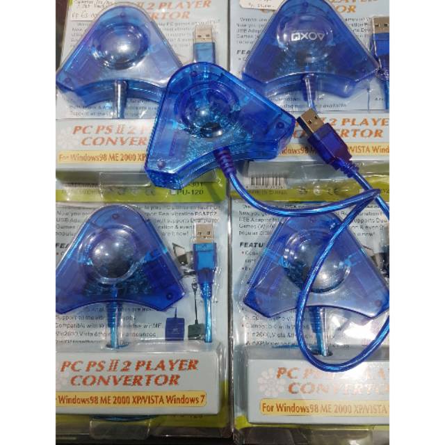 Jual CONVERTER 2SLOT STIK PS2 PS3 PC Converter-Stik-PS-USB-joystick ...