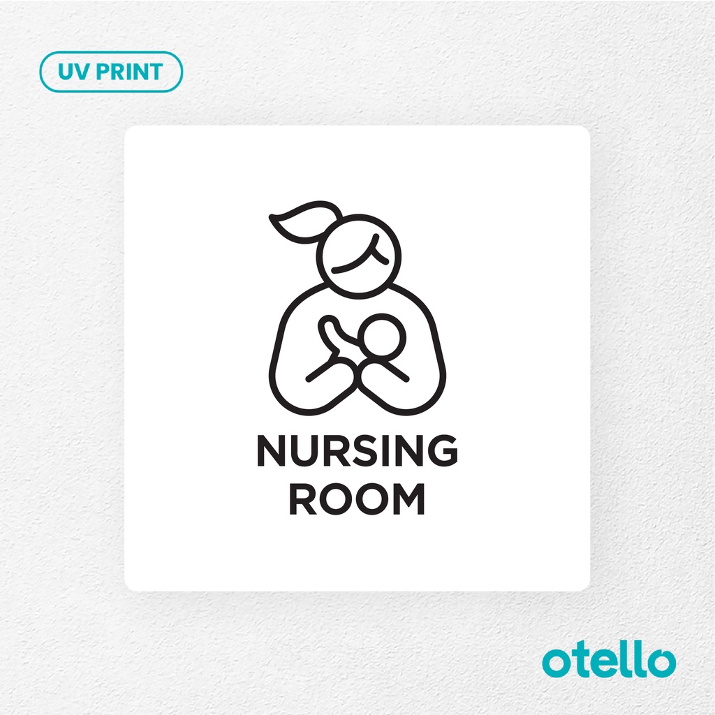 Jual Nursing Room Sign Board Akrilik Tempel Sign Dinding Sticker Papan ...