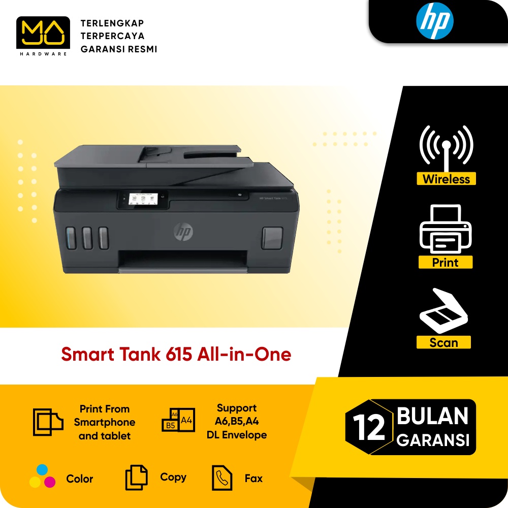 Jual Printer HP AIO 615 Inkjet Smart Tank | Shopee Indonesia