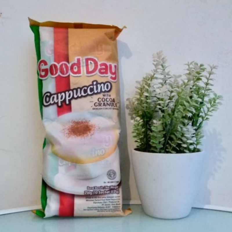 Jual Good Day Cappuccino With Cocoa Granule (10 sachet @25 g) | Shopee ...