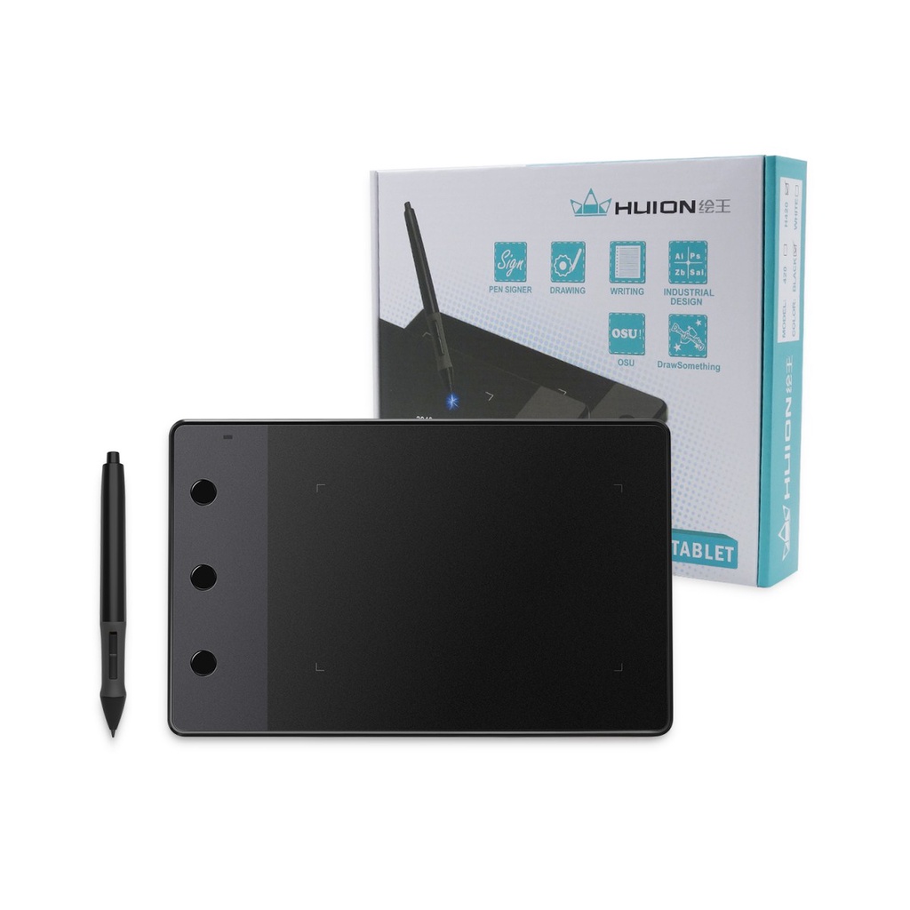 Jual Huion H420 Usb Animation Digitizer Graphics Drawing Tablet ...