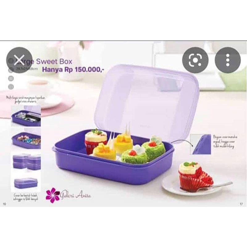 Jual large Sweet Box Tupperware | Shopee Indonesia