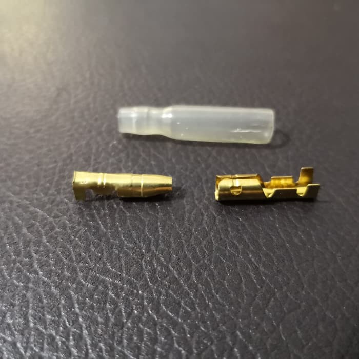 Jual 1 SET SOKET SKUN PELURU MOTOR BULAT MALE FEMALE PLUS COVER KARET ...