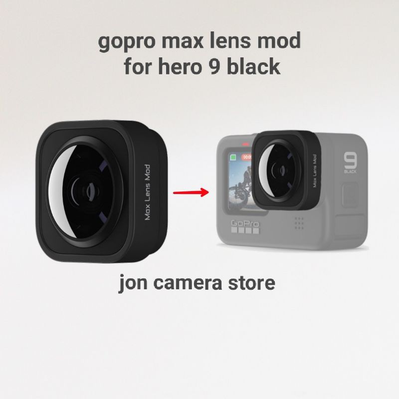 Jual gopro hero 9 black max lens mod original lensa wide hero9 | Shopee ...