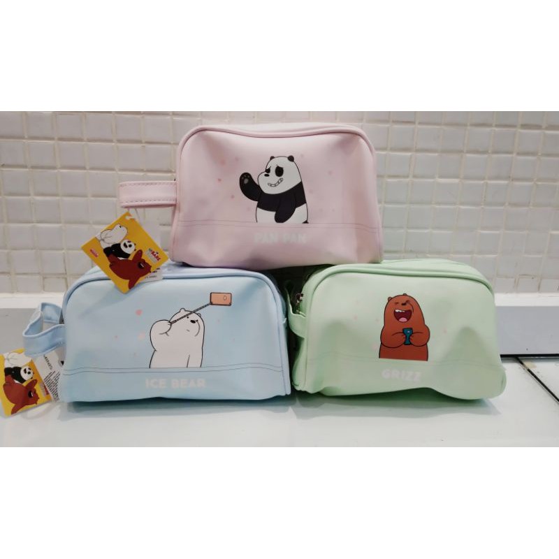 Jual Pouch makeup cosmetic miniso we bare bears / adventure time ...