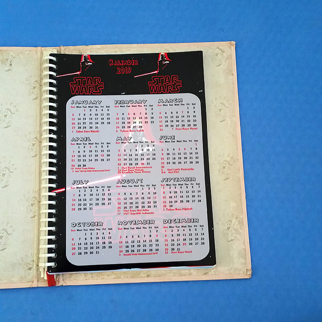 Jual KALENDER 2024 BINDER ORGANIZER STAR WARS 2 Ring, 6 Ring, 20 Ring ...