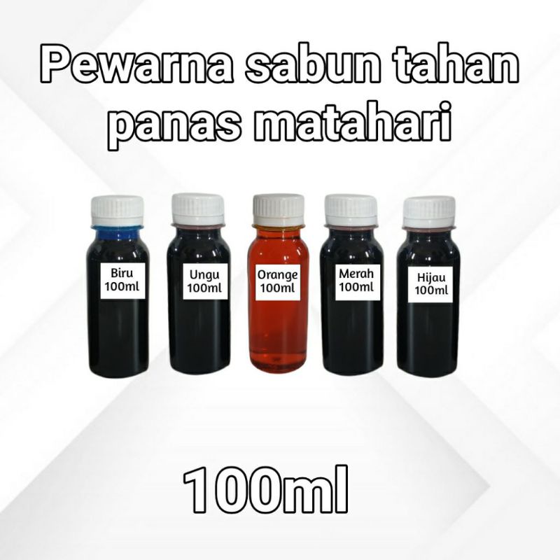 Jual pewarna sabun , softener dan lain lain 100 ml tahan panas matahari ...