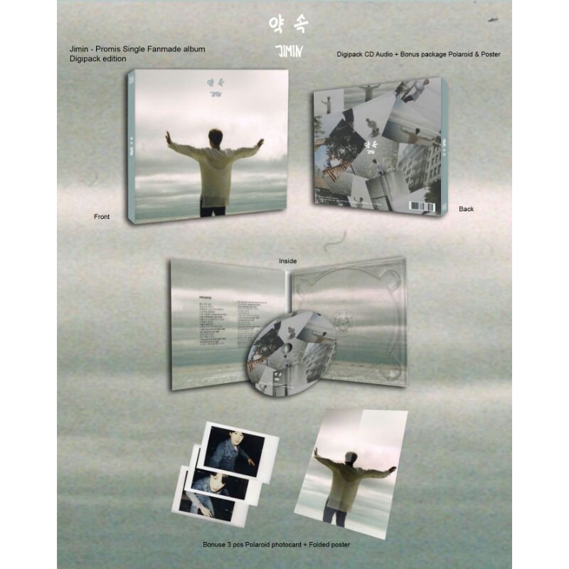 Jual BTS ALBUM - JIMIN PROMISE SINGLE FANMADE ALBUM DIGIPACK SERIES ...