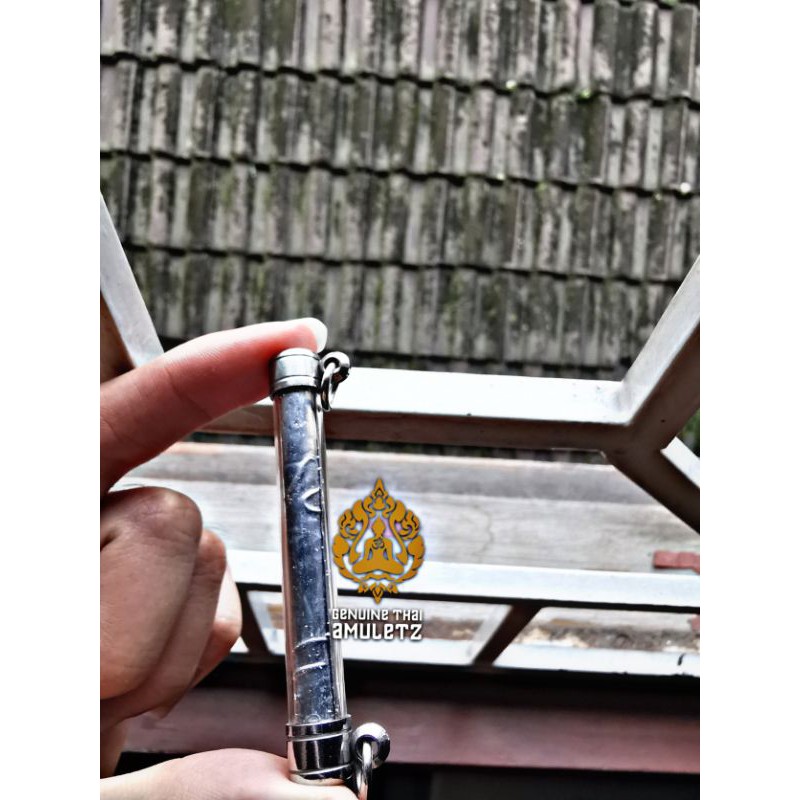 Jual Takrut KlewKlaad Nur Lead Sheet With Hand Write Yant 2558BE- Luang ...