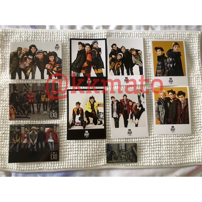Jual EXO - OFFICIAL RARE LIMITED POSTCARD & MEMBER CARD (KOLON SPORT) | Shopee Indonesia