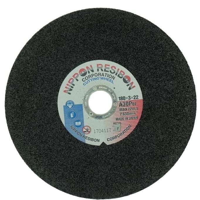 Jual Cutting Wheel 7" Nippon Resibon Batu Gerinda Potong 180 X 3 X 22 ...