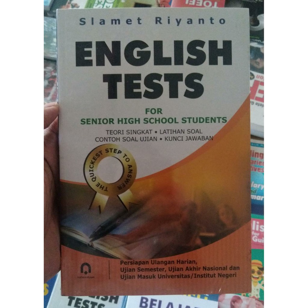 Jual Buku English Test For Senior High School Students - Slamet Riyanto ...