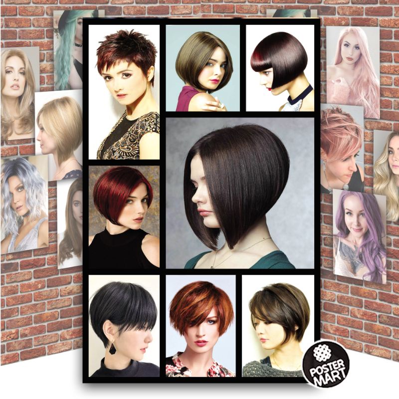 Jual POSTER BARBERSHOP PANGKAS RAMBUT DAN MODEL RAMBUT 32Y | Shopee ...