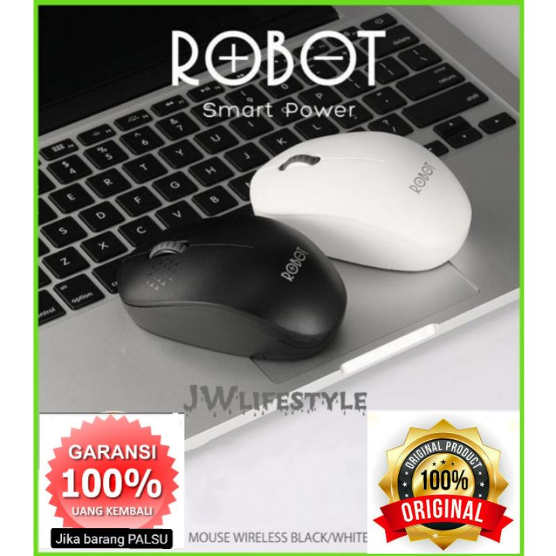 Jual ROBOT Wireless optical mouse (ORGINAL) | Shopee Indonesia