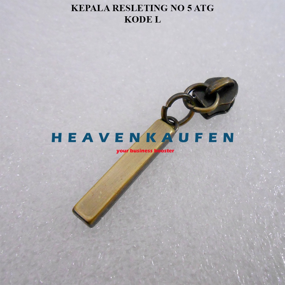 Jual Kepala Resleting Kepala Zipper Coil No 5 Warna ATG Kode L | Shopee Indonesia
