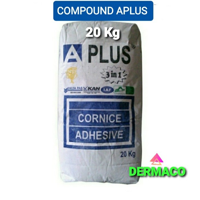 Jual COMPOUND APLUS 20 KG / CORNICE APLUS / KOMPON A PLUS | Shopee ...