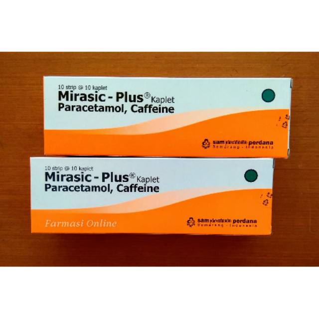 Jual Mirasic Plus Paracetamol Box 100 Tablet | Shopee Indonesia
