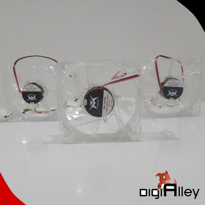 Jual Fan Casing CPU Bening 8cm Cooling White Transparan Magnum Cooler ...