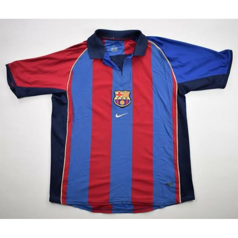 Jual Jersey kaos Barca. Barcelona_ 2001 - 2002 retro | Shopee Indonesia