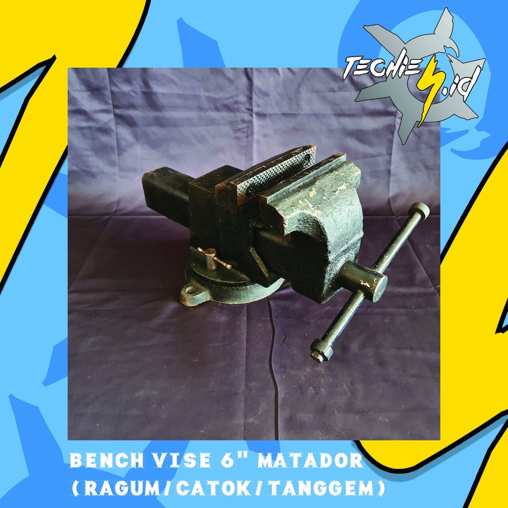 Jual Bench Vise 6inch / 150mm (Ragum / Catok / Tanggem) Matador ...
