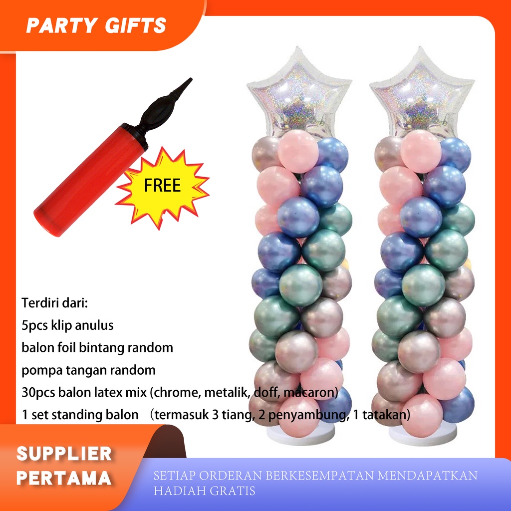 Jual Set Paket Balon Dekorasi Ulang Tahun Standing Balon Lucu | Shopee ...