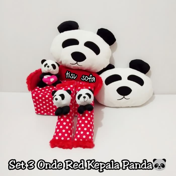 Jual Set bantal headrest sandaran kepala jok leher kursi mobil boneka ...