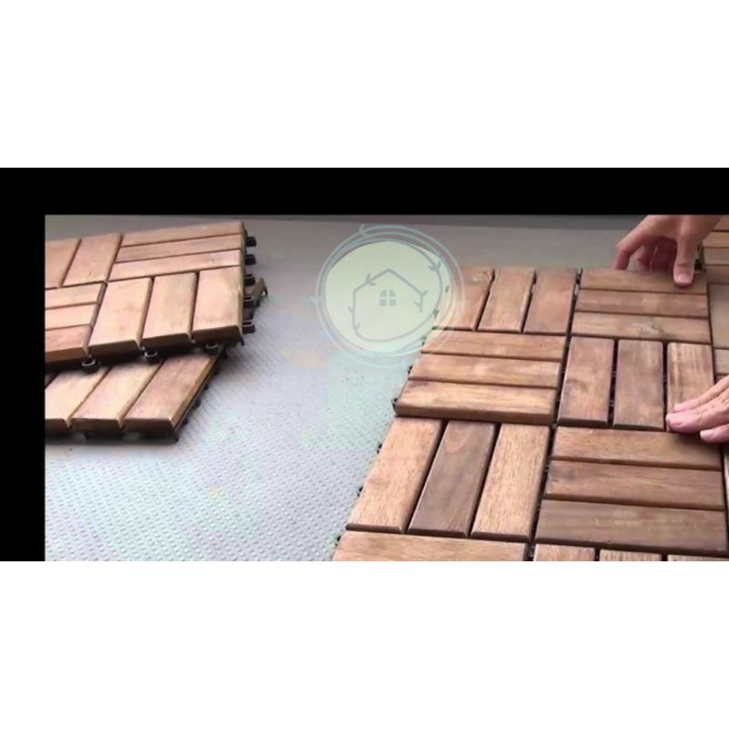 Jual READY STOK LANGSUNG DI KIRIM || Lantai kayu. decking tile. parket ...