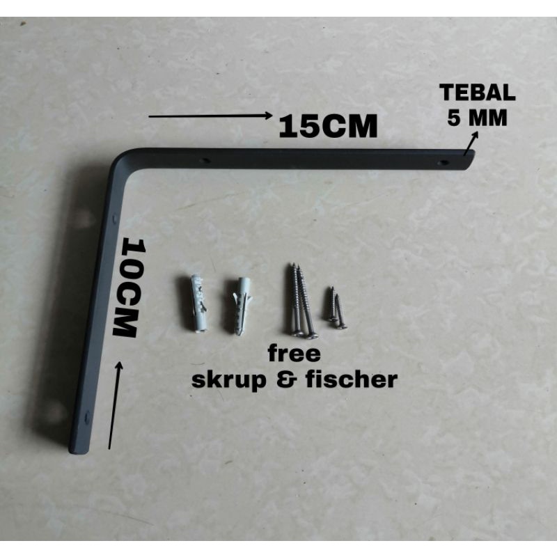 Jual Siku rak dinding (15x10) 1set/2pcs | Shopee Indonesia