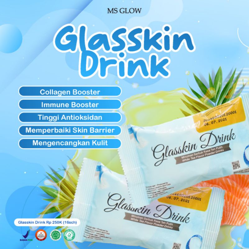 Jual PERAWATAN DALAM GLASKIN DRINK MS GLOW | Shopee Indonesia