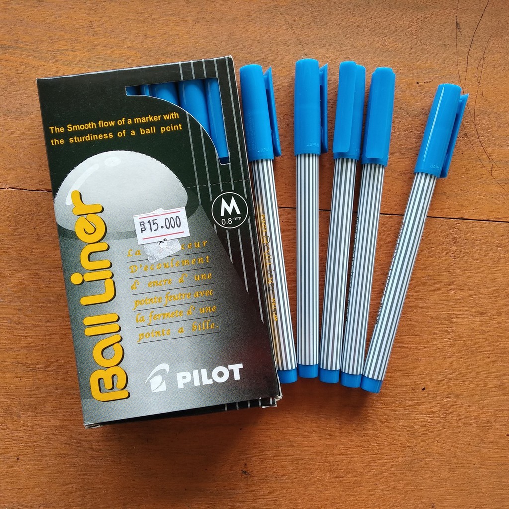 Jual (1 PCS) Pen Pilot Balliner Biru / Hitam / Pulpen Balliner | Shopee Indonesia
