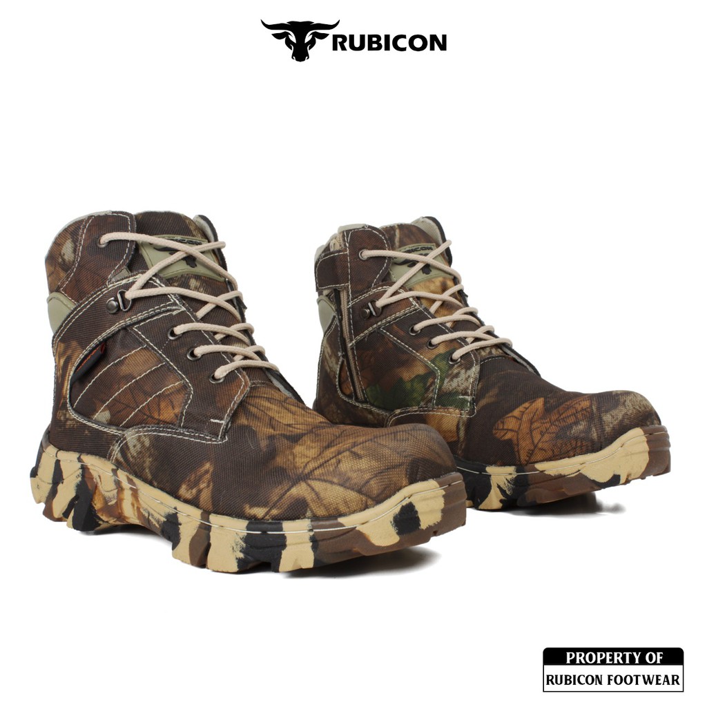 Jual SEPATU ORIGINAL RUB TRACK / RUBICON 6 INCH ARMY CAMO BOOTS ...