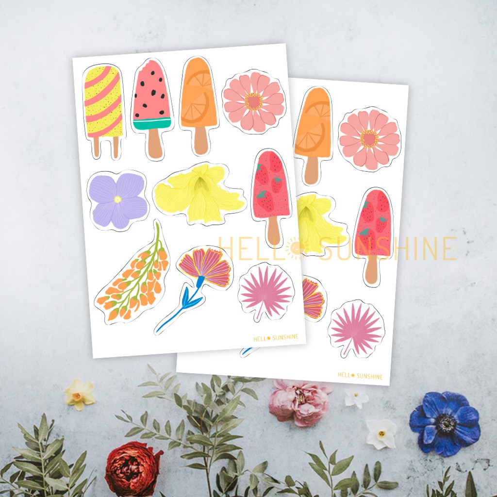 Jual POPSICLE - Sticker Pack / Bullet Journal / Bujo / Aesthetic ...