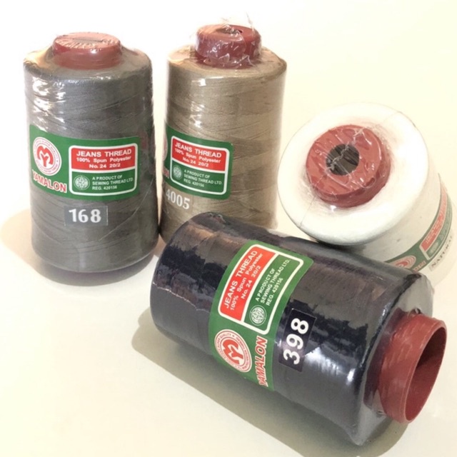Jual Benang jeans/ benang jin 3000 yard merk yamalon | Shopee Indonesia