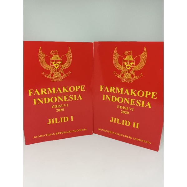 Jual [ORIGINAL] Farmakope Indonesia Edisi VI 2020 (Jilid 1 & Jilid 2 ...