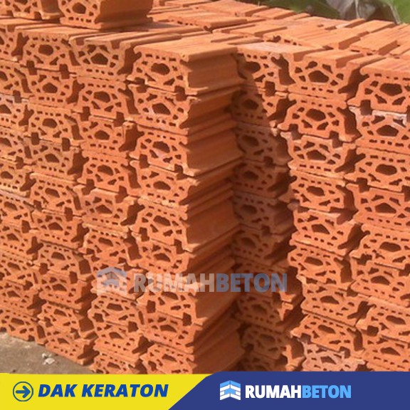 Jual Dak Keraton / Dak Kraton / Ceiling Brick / Dak Lantai | Shopee ...