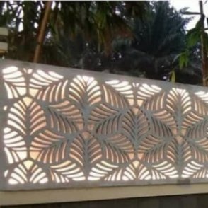 Jual GRC Krawangan Rumah Tinggal Motif Daun O8SATU8O7O632SATU4 | Shopee Indonesia
