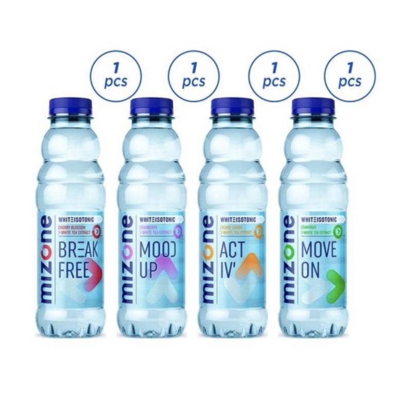 Jual mizone isotonik 500ml aqua brand / pcs 500 ml | Shopee Indonesia